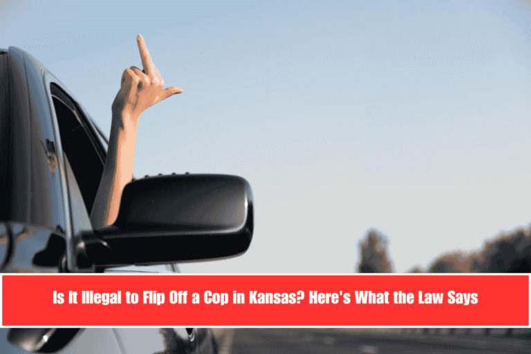 Is It Illegal to Flip Off a Cop in Kansas? Here's What the Law Says ...