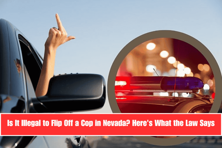 Is It Illegal to Flip Off a Cop in Nevada? Here's What the Law Says ...