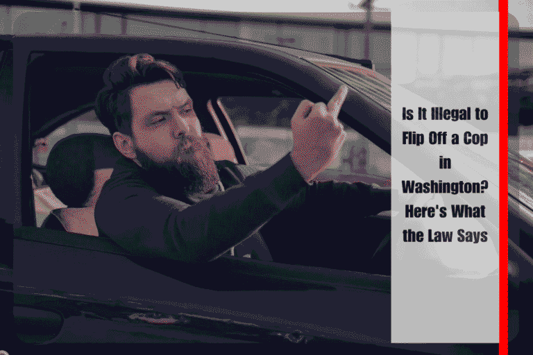Is It Illegal to Flip Off a Cop in Washington? Here's What the Law Says ...