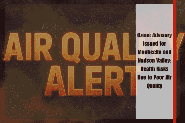 Ozone Advisory Issued for Monticello and Hudson Valley: Health Risks ...